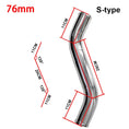 High-Flow 76mm Universal Aluminum Cold Air Intake Pipe for Racing Car ...