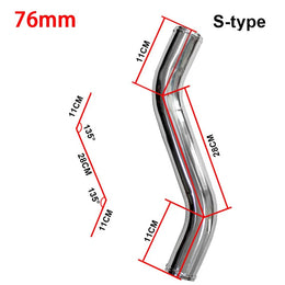 High-Flow 76mm Universal Aluminum Cold Air Intake Pipe for Racing Car ...