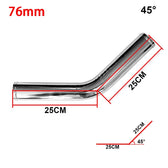 High-Flow 76mm Universal Aluminum Cold Air Intake Pipe for Racing Car ...