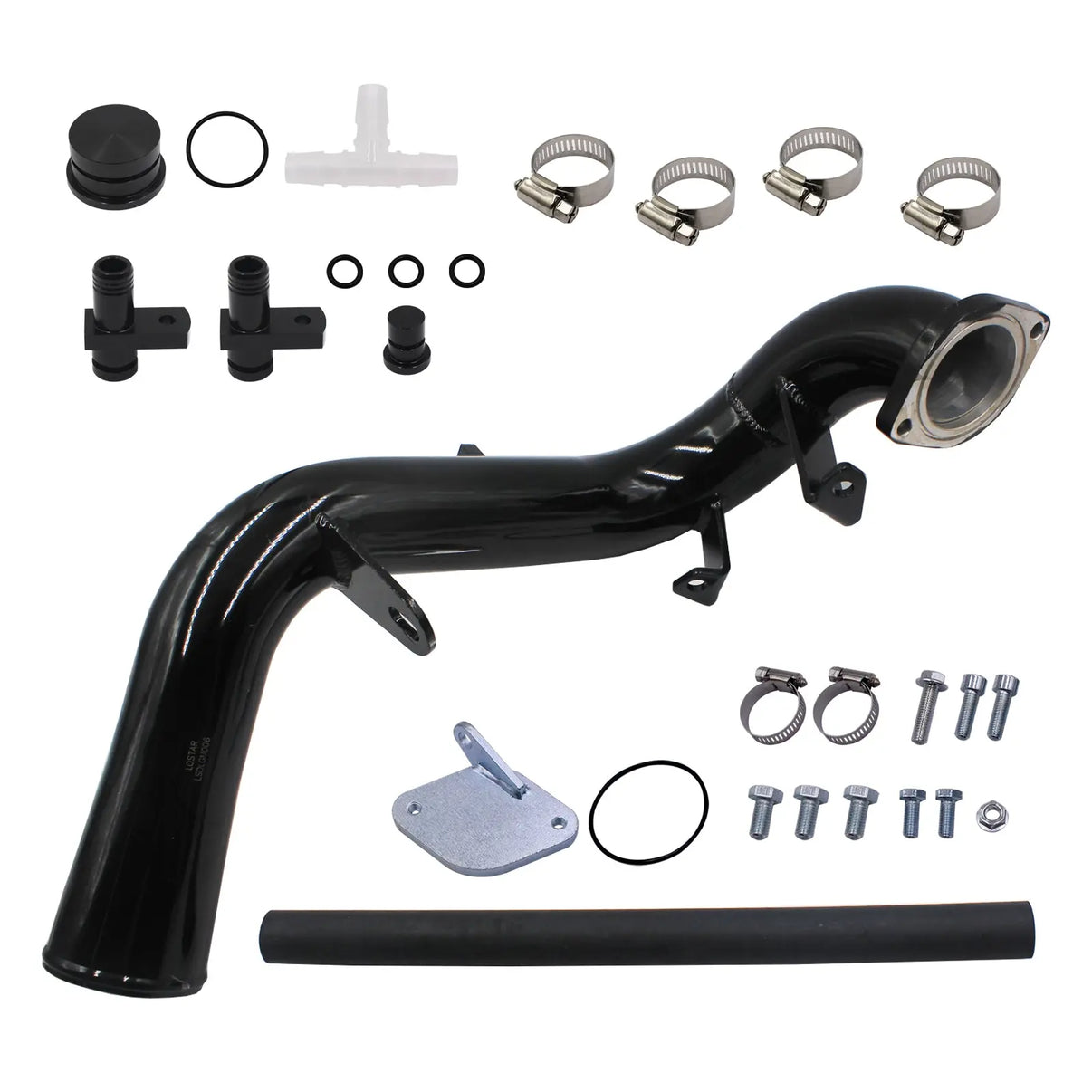 EGR Delete HIGH Flow Intake Elbow Kit + PCV Reroute & Resonator Disabl ...